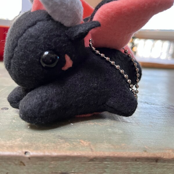 Customizable Plush Dragon Keychain - Etsy