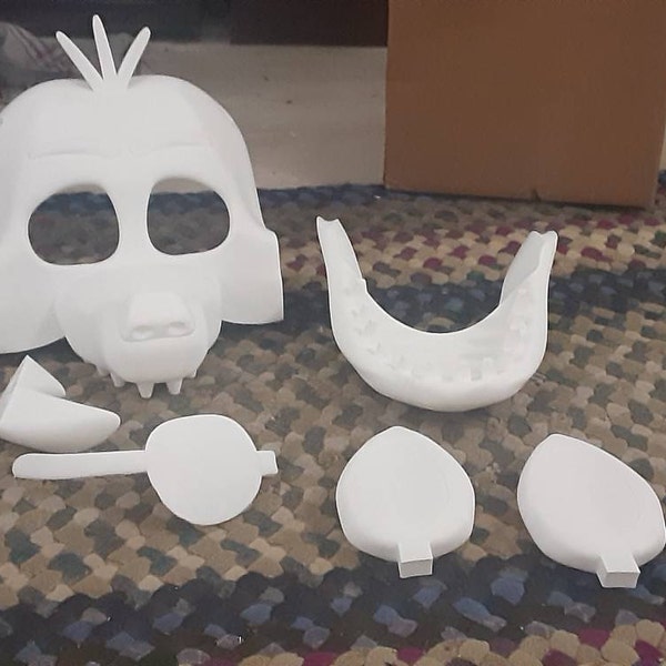 Foxy Mask (FNAF / Five Nights at Freddy's/ Fnaf) DIY Kit FAN Created ...