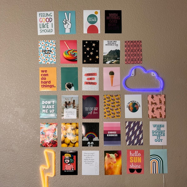 Empowering Gallery Wall Art for Teen Girls • Aesthetic Wall Art for ...