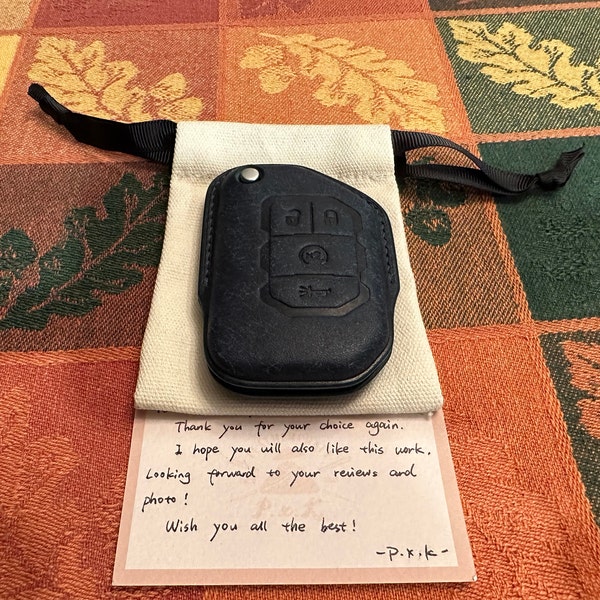 Handmade Leather TOYOTA Car Key Case.leather Car Key Fob Cover,remote ...