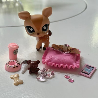 Littlest Pet Shop Rare Vintage LPS YOU CHOOSE Brown Tan Pink Deer Fawn ...