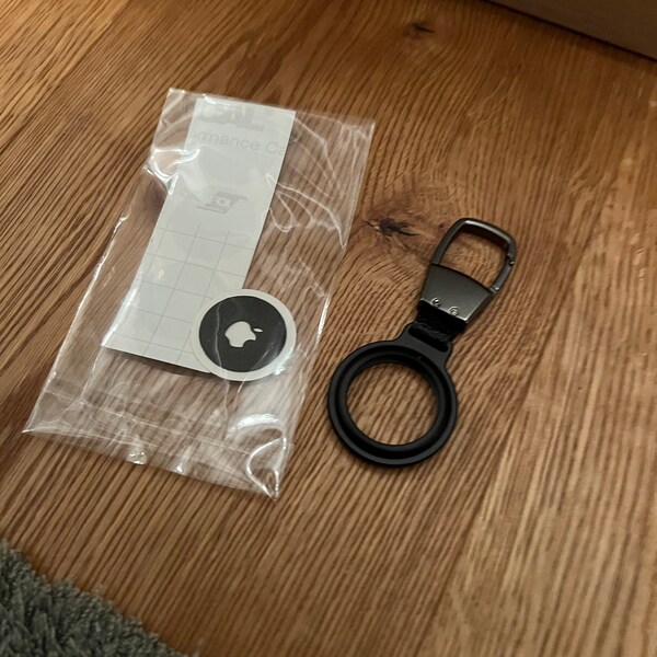 Apple AirTag Real Stone + CNC Aluminium + Magnets Case Black Impact ...