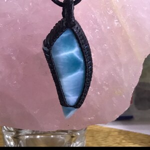 Australian Ribbon Stone Macrame Pendant Necklace - Etsy