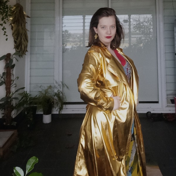 Elegant Colored Transparent Vinyl Trench Raincoat. Gorgeous Raincoat - Etsy