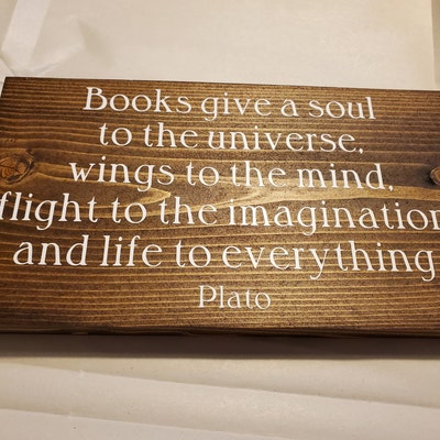 Shhh....i'm Reading Wood Sign Library Decor Gift for - Etsy