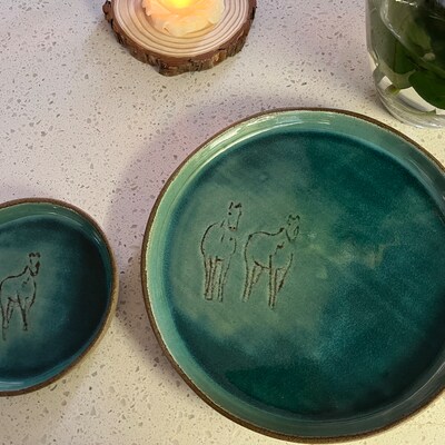 Ceramic Serving Dish Set, Modern Ceramic Dinnerware Set, Beige and ...