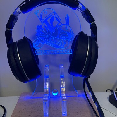 Game Streaming Personalised Name Display Twitch Streamer Edge Lit ...