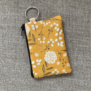 Blue Print Floral Key Fob Fabric Key Fob Navy Key Fob Blue - Etsy