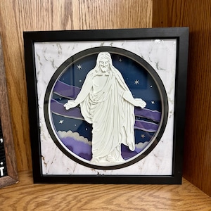 Layton Utah LDS Temple 3D Shadow Box - Etsy