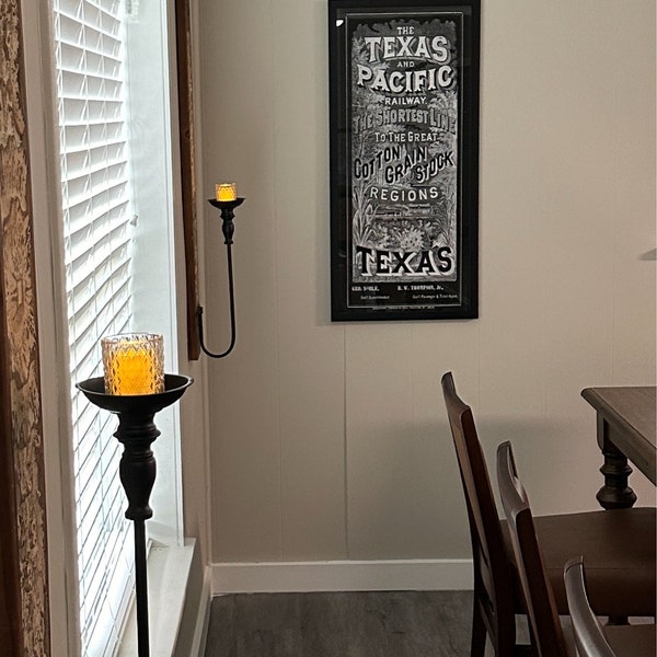 Texas Wall Art 1878 Vintage Texas Farmhouse Home Decor Western Home ...