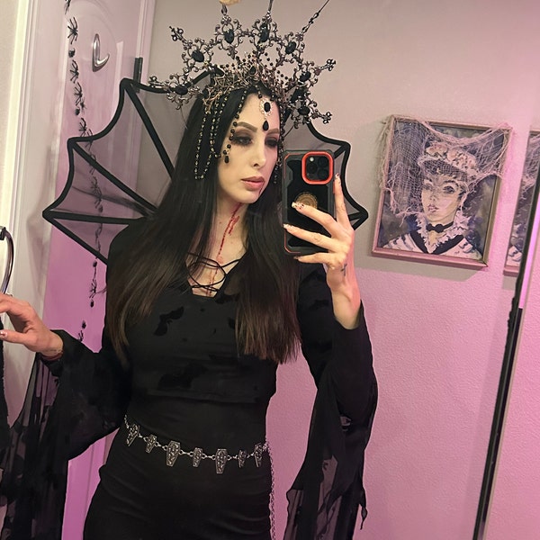 Fringe Cage Suit Lace Cage Black Elastic Harness Cage Playsuit Elastic ...