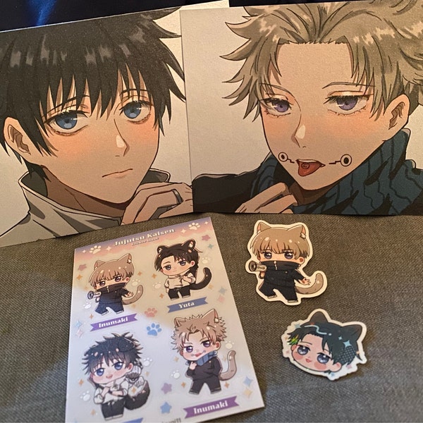 JJK A5 A6 Print | Yuji Gojo Inumaki Yuta Sukuna Postcard - Etsy