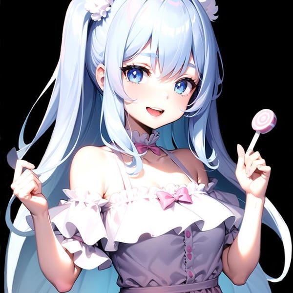 Pngtuber, Gamer Girl 2d Vtuber / Premade & Presetup Model With 5 ...