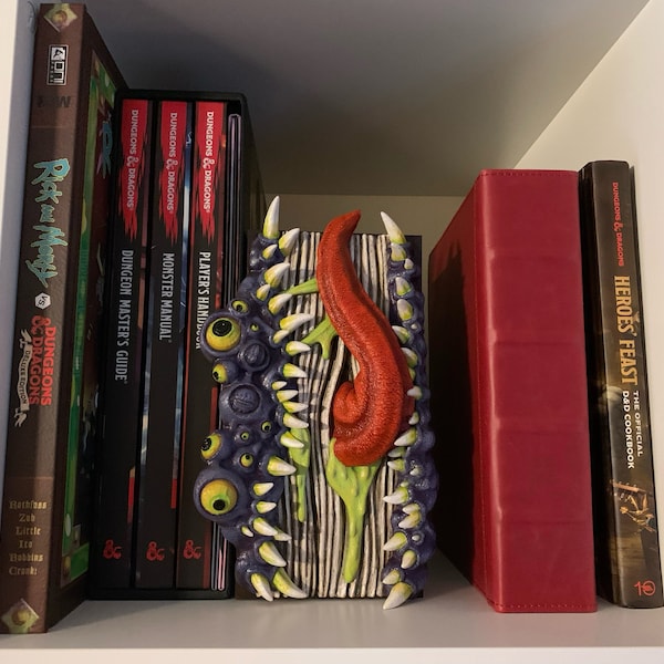 Mimic Book Nook | Custom-crafted Fantasy Bookshelf Insert Display for ...