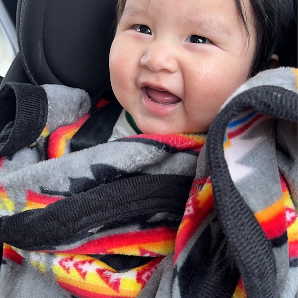 Native American Style Design Super Soft Infant- Receiving Blankets Baby ...