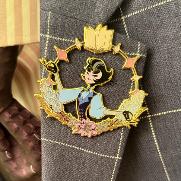 Infernal Divine Stolas Hard Enamel Pin - Etsy