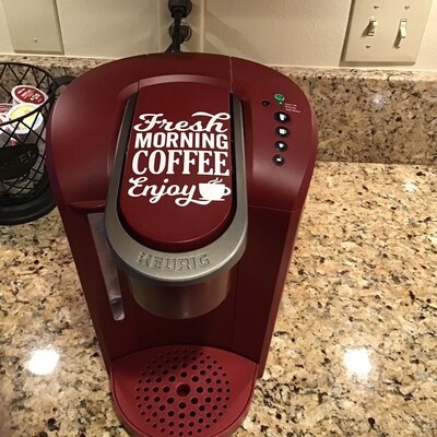 Keurig Coffee Maker Decals Sticker 5 Different Design Options - Etsy
