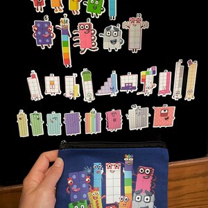 Magnetic Numberblocks Sets, 1-10, 11-20, 30-100, Waterproof, Math ...