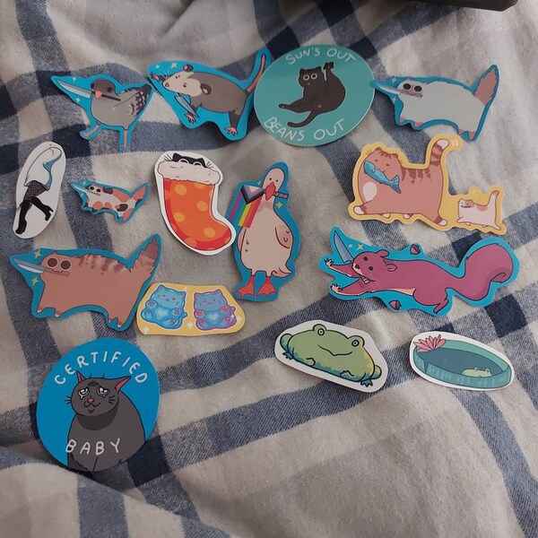 Oops! Sticker Pack 10 Stickers / Oops Stickers / Sticker Pack / Vinyl ...