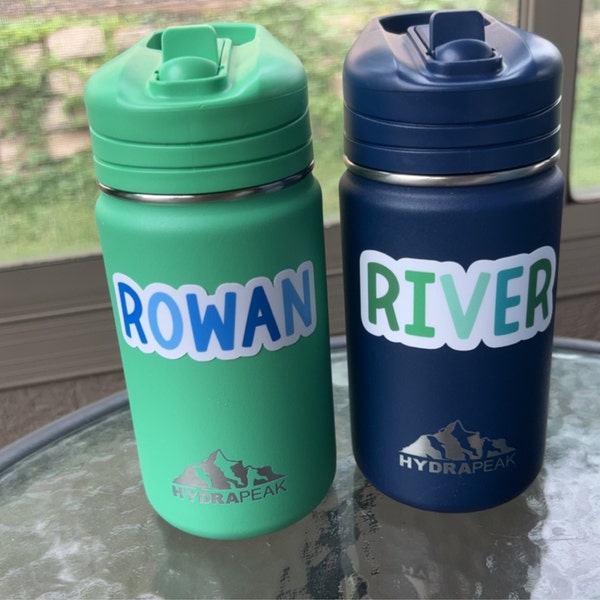 Personalized Custom Water Resistant Holographic Retro Girls Name Label ...