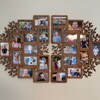 Wall-mounted Photo Frame Collage Split in Two Family Wall - Etsy