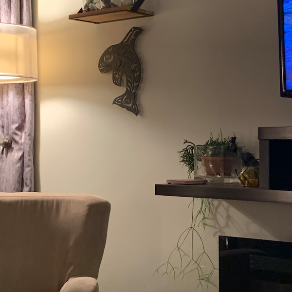 First Nations Native Steel Orca Whale Wall Panel Two Sizes - Etsy