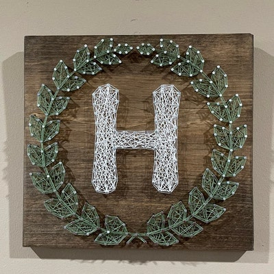 Wooden 4H String Art Ribbon Award Hanger, Medal Hanger, Ribbon Hanger ...