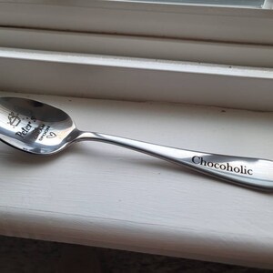 Emergency Ice Cream Spoon-personalized Engraved Etched | Etsy