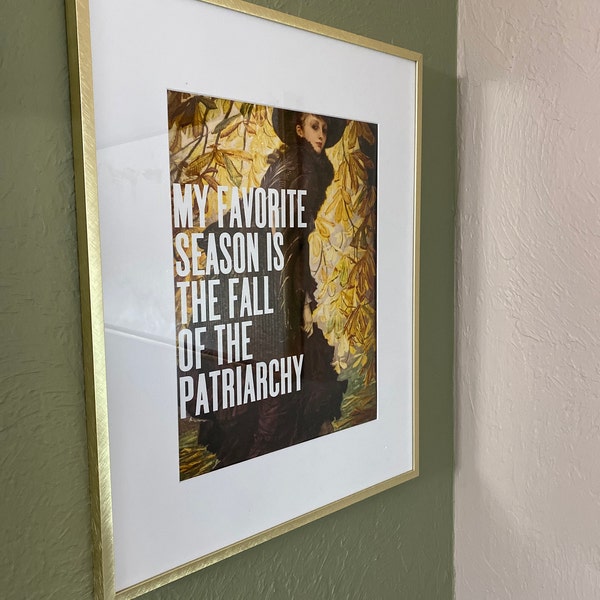 Printable Fall of the Patriarchy Quote Print, Feminist Art, Feminist ...