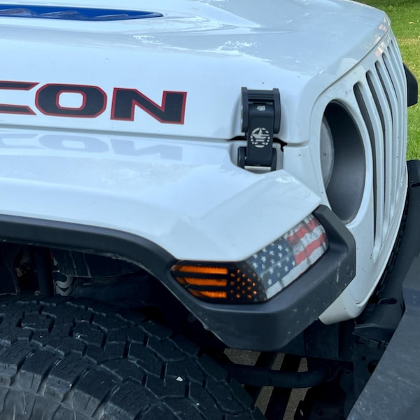 Topography Style Passenger Grab Bar Accent Decal Kit for Jeep Wrangler ...
