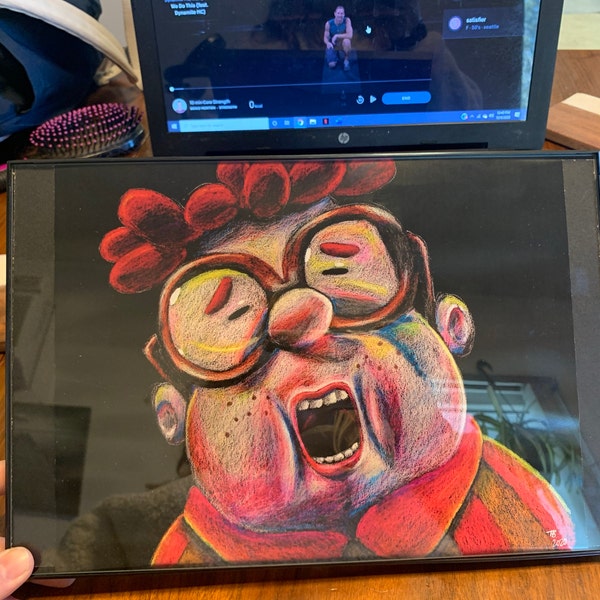 Shrimp | Smiling Friends | Cartoon Print | Adult Swim - Etsy