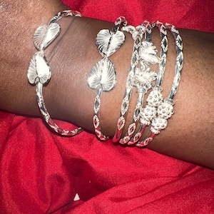 West Indian Bangle Conch Shell With Diamante Pattern Handmade - Etsy