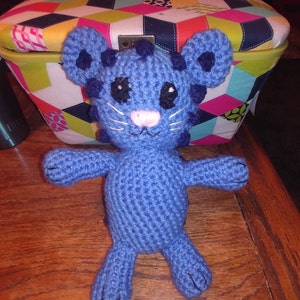 PATTERN PDF Blue Tiger Crochet Doll Pattern Amigurumi - Etsy