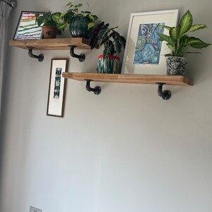 Solid Brass Pipe Fitting Tiered Shelving Unit Without Wood - Etsy