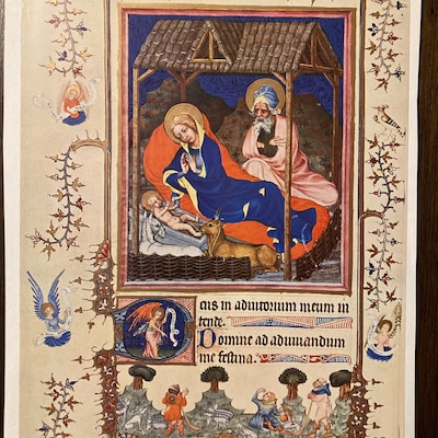 The Holy Trinity Illuminated Manuscript Reproduction Medieval Bible ...