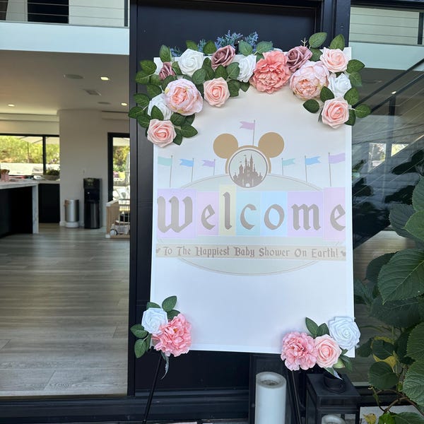 Printable Pastel Mickey Balloons, Disneyland Baby Shower Stand up Prop ...