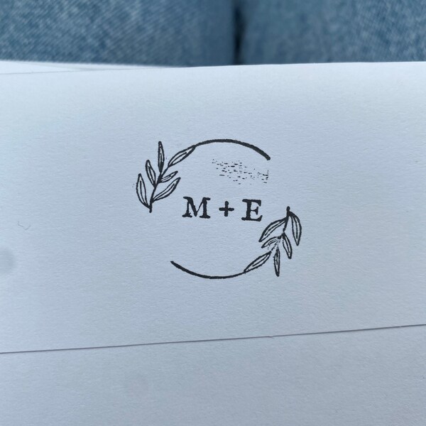 Wedding Logo Stamp, Wedding Favor Stamp, Custom Wedding Gift Stamp ...