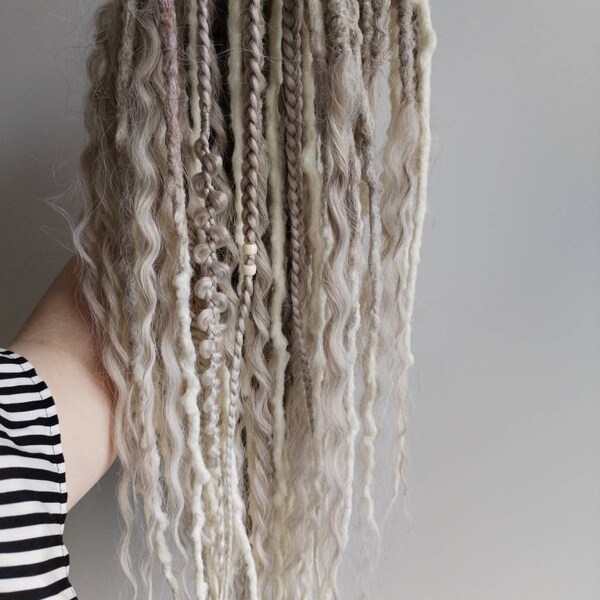 Dreadlocks Like Your Hair. Synthetic Dreadlocks. Curly Synthetic Dreads ...