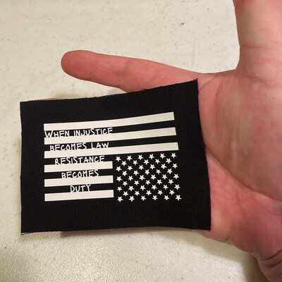 Punk Patches When Injustice Becomes Law Patch Resist Patch Riot Patch ...