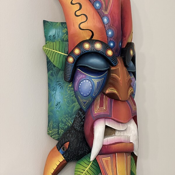 Indigenous Boruca Mask, Authentic Boruca Mask, Wooden Mask. - Etsy