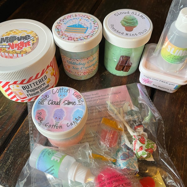 Mint Chip Cloud Slime Scented W/charm Plus FREE Slime & Extras Instant ...