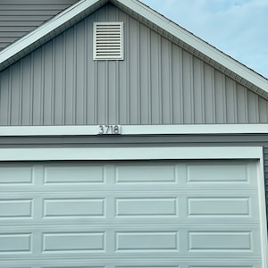 Farmhouse Shiplap House Numbers Address Sign Black House - Etsy