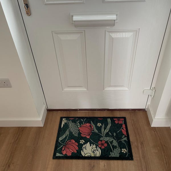 Country Home Dots Doormat - Black Dots Doormat - Spots Door Mat ...