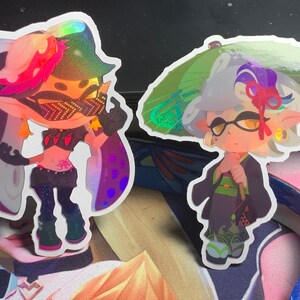 Splatoon Idols Holographic Vinyl Sticker - Etsy