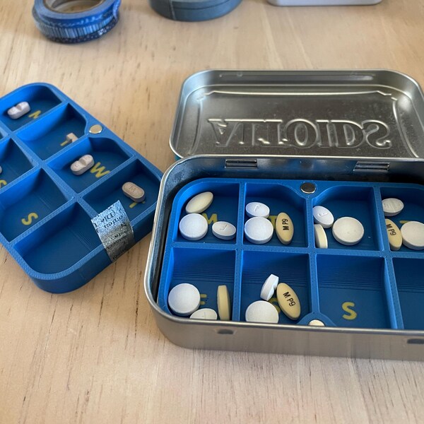 Altoids Tin Pill Storage Insert Ingenious Design for Organized ...