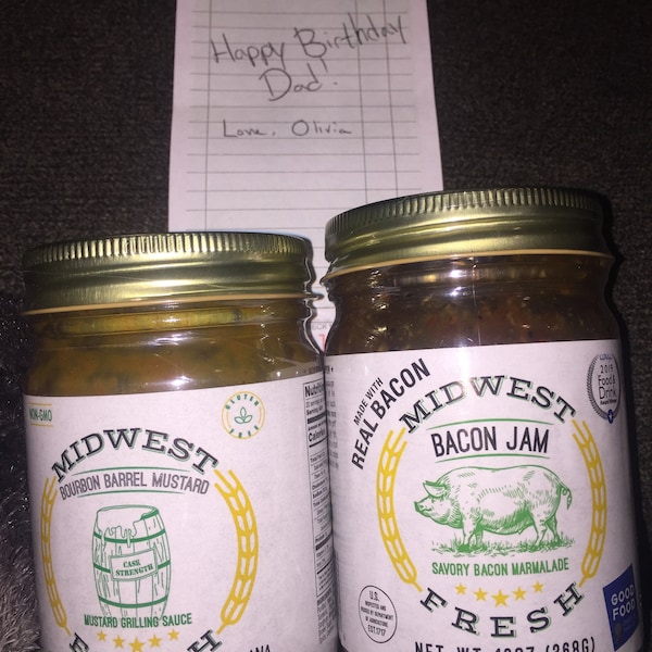 Bourbon Barrel Mustard Midwest Fresh - Etsy