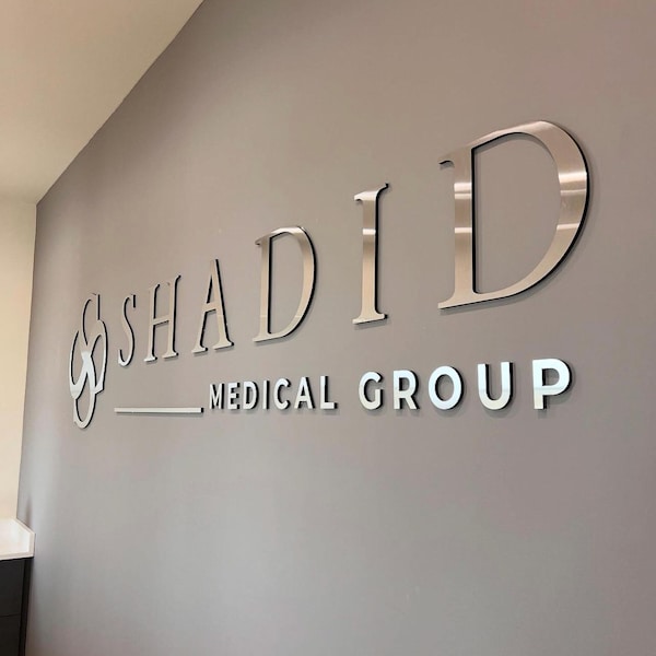 Custom 3D Logo Sign: Laser Cut Acrylic & Metal Sign, We Create Your ...