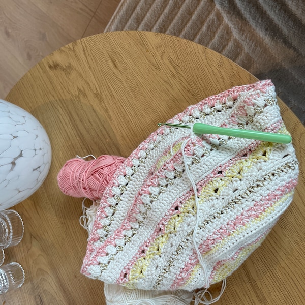 Crochet Pattern Flower Maxi Dress/ Hækle Opskrift Blomster Maxi Kjole ...