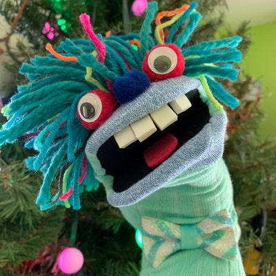 Super Stripes Sock Puppet - Etsy
