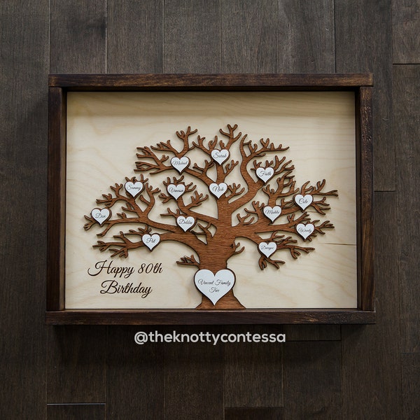 Rectangle Family Tree Sign Laser File - Etsy